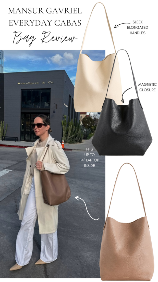 Mansur Gavriel Everyday Cabas Bag Review | Brooklyn Blonde